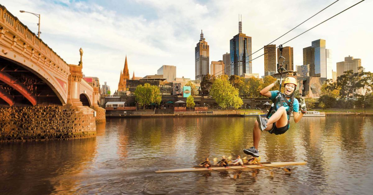 Melbourne Zipline | Firefly Zipline | Zip Line Over the Yarra River ...